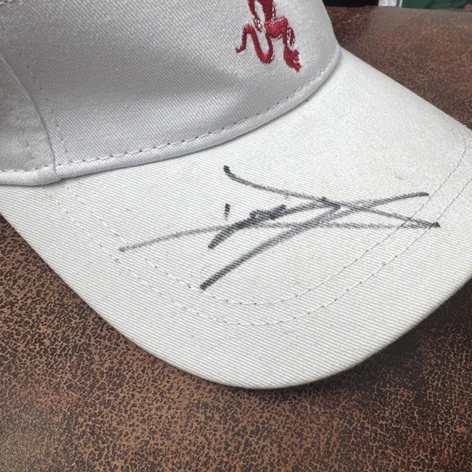 AUTOGRAPH DANIEL SUAREZ FIREBALL VISOR SIGNED in PIT at CHARLOTTE MOTOR ...