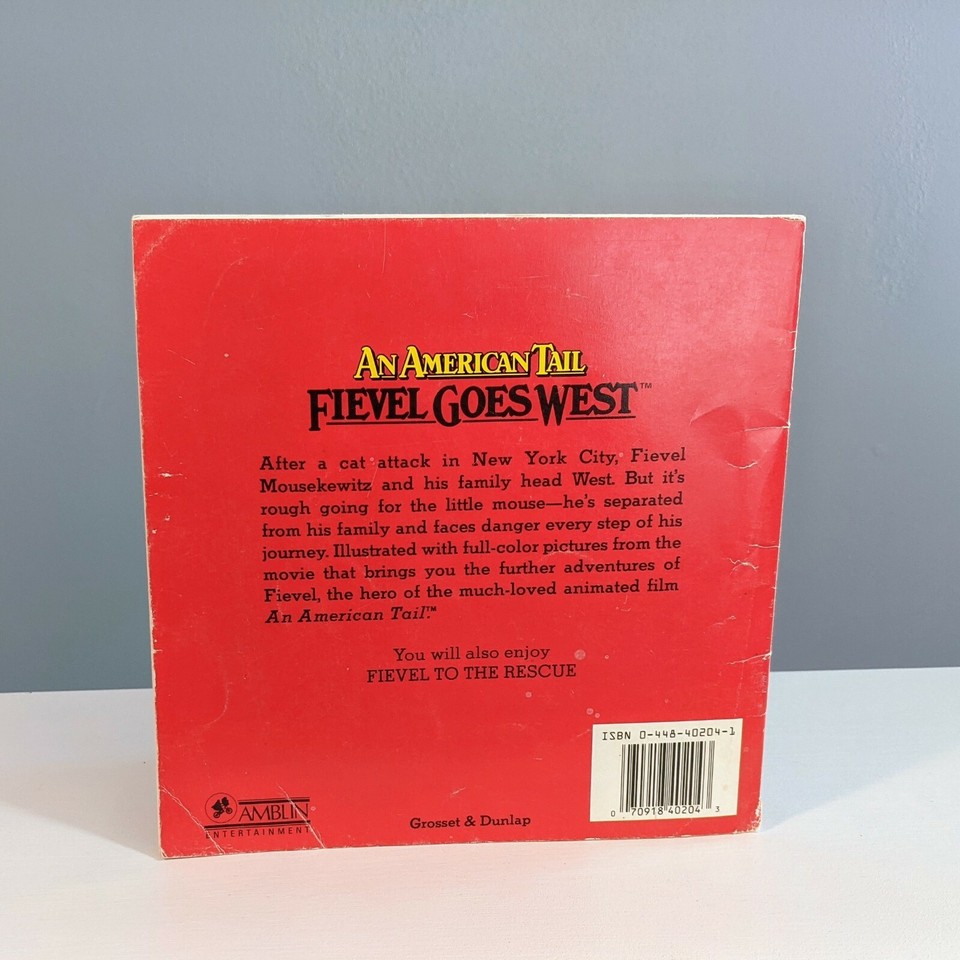 An American Tail - Fievel Goes West - Fievel’s Journey Book Vintage | eBay