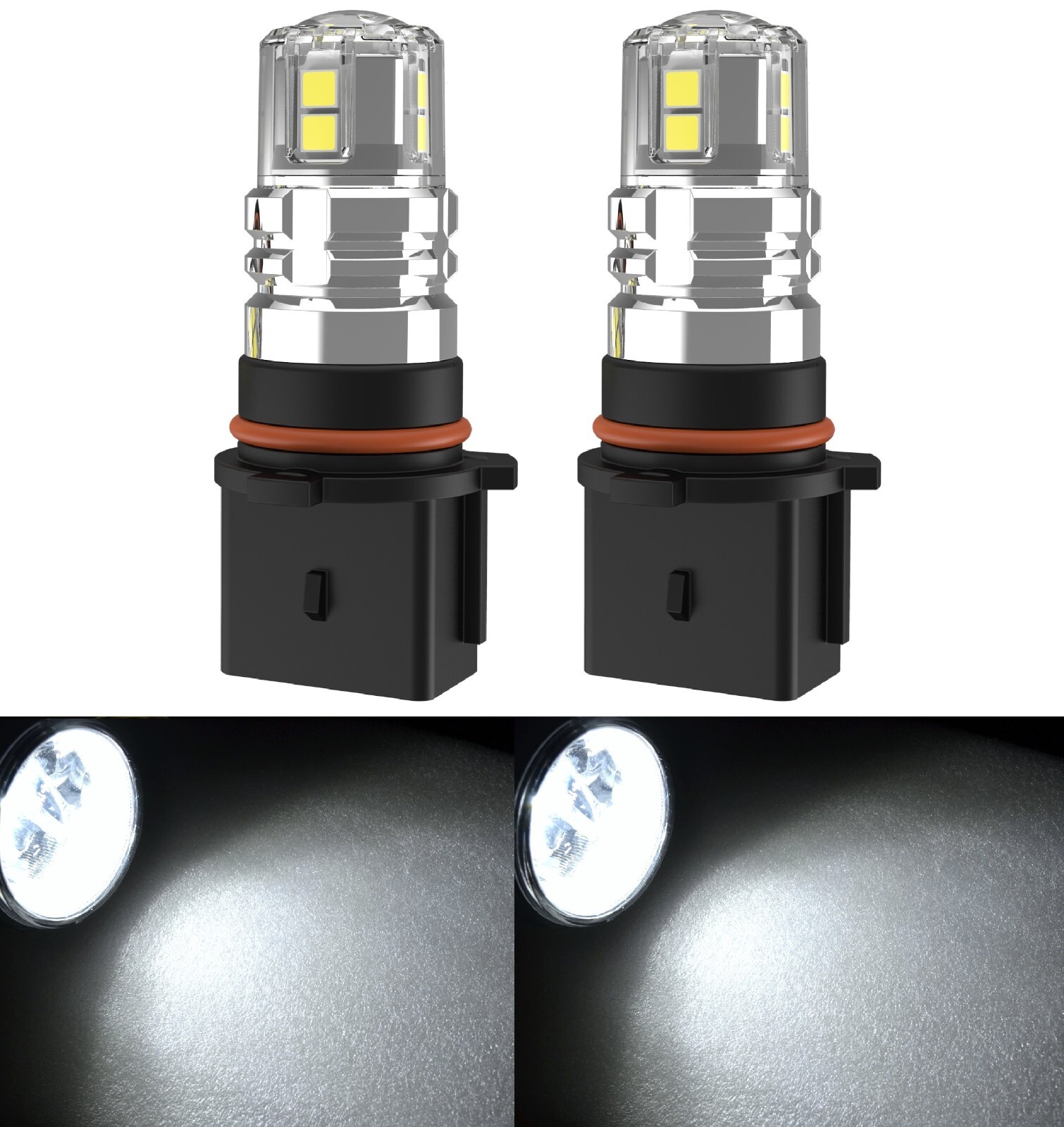 LED 20W PS13W P13W 12277 6000K White Two Bulbs DRL Head Light ...