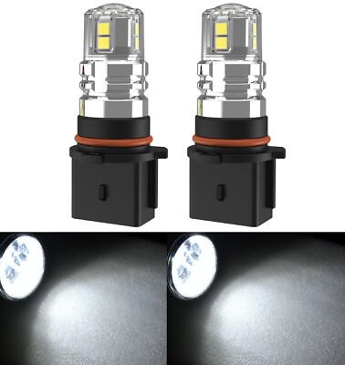 LED 20W PS13W P13W 12277 6000K White Two Bulbs DRL Head Light ...