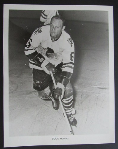 1964 / 1965 Vintage NHL Chicago Blackhawks Doug Mohns Team Issued Photo ...