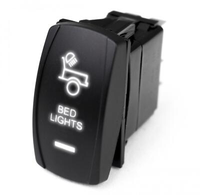 Race Sport RSLE39W LED Rocker Switch w White LED Radiance Bed Lights | eBay