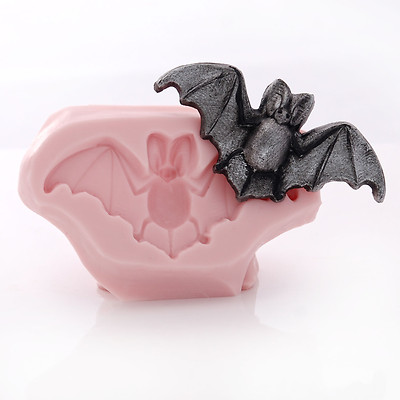 Bat Silicone Mold Food Safe Fondant Candy Craft Resin Polymer Clay Mold ...