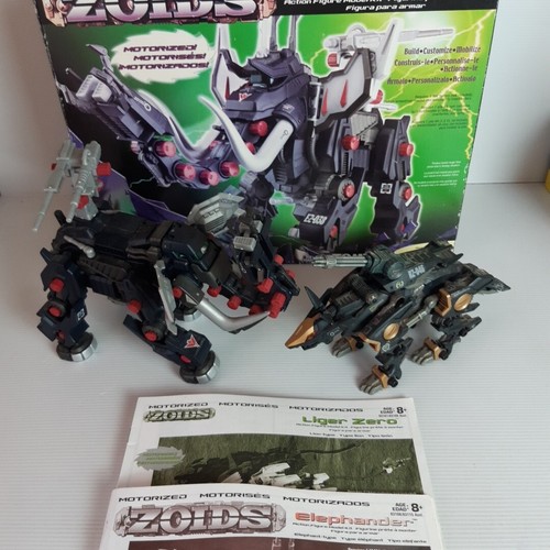 2001 Hasbro Zoids Elephander Model Kit #038 In Box. Plus Liger Zero And ...