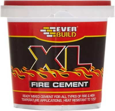 Everbuild XL Fire Cement Ready Mixed Cement, Heat Resistant up to 1250Â ...