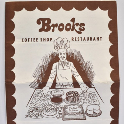 Vintage 1979 Brooks Coffee Shop Restaurant Menu New York City Manhattan ...
