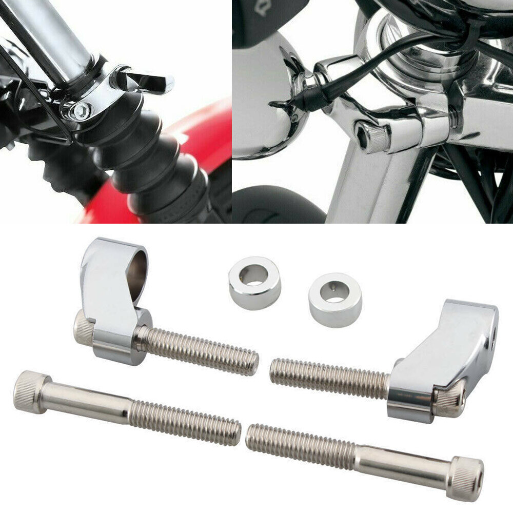 Front Turn Signal Relocation Dyna Chrome Front Turn Signal Lights