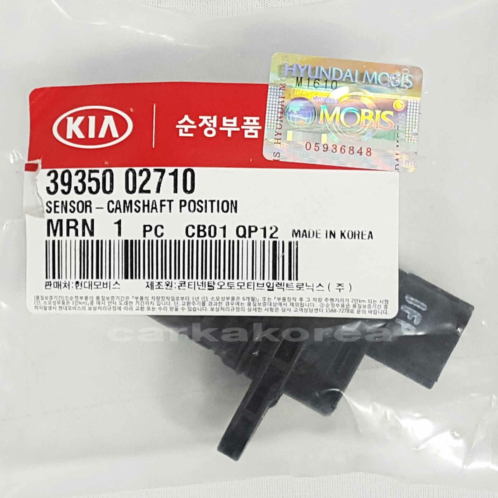 Genuine 3935002710 Camshaft Position Sensor For KIA Optima Magentis ...