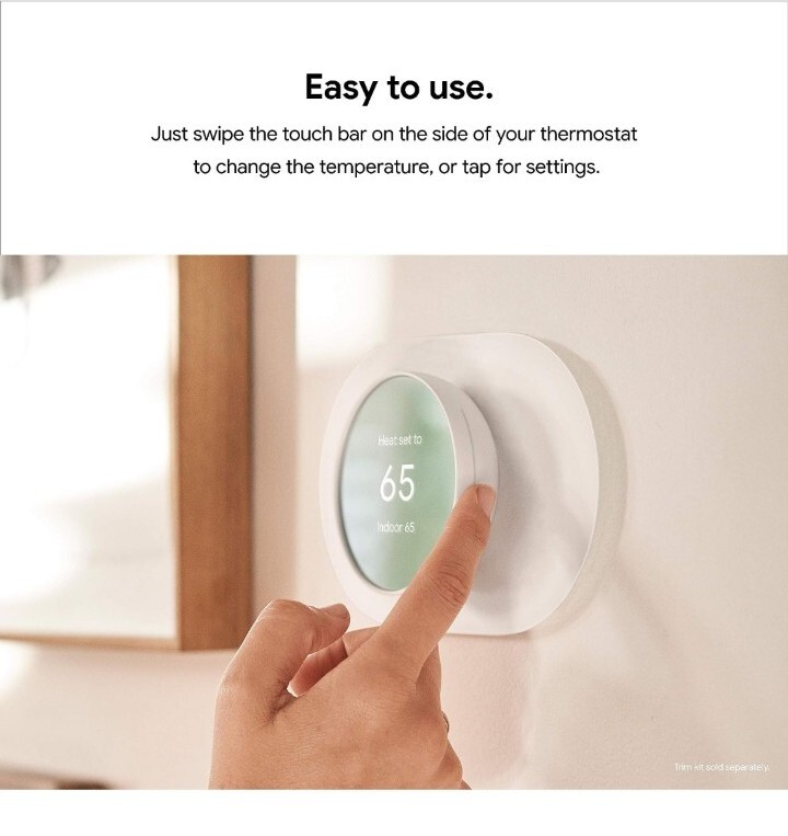 Google Nest Thermostat - Smart Thermostat for Home - Programmable ...