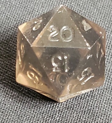Armory D20 Smoke Transparent Dice Vintage Dungeons And Dragons RPG | eBay