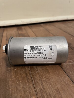 CSC True Capacitor 014-0037-23 480 VAC/B 50/60 Hz | eBay