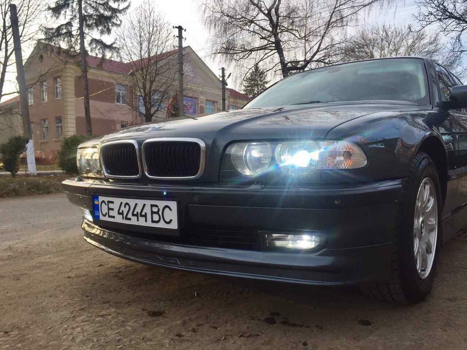 bmw E38 splitter front bumper 7 series Alpina style bumper pad with ...