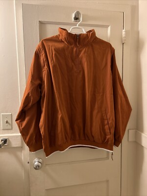 Turfer Convertable 1/4 Zip Pull Over Windbreaker Jacket Mens 3x Golf ...