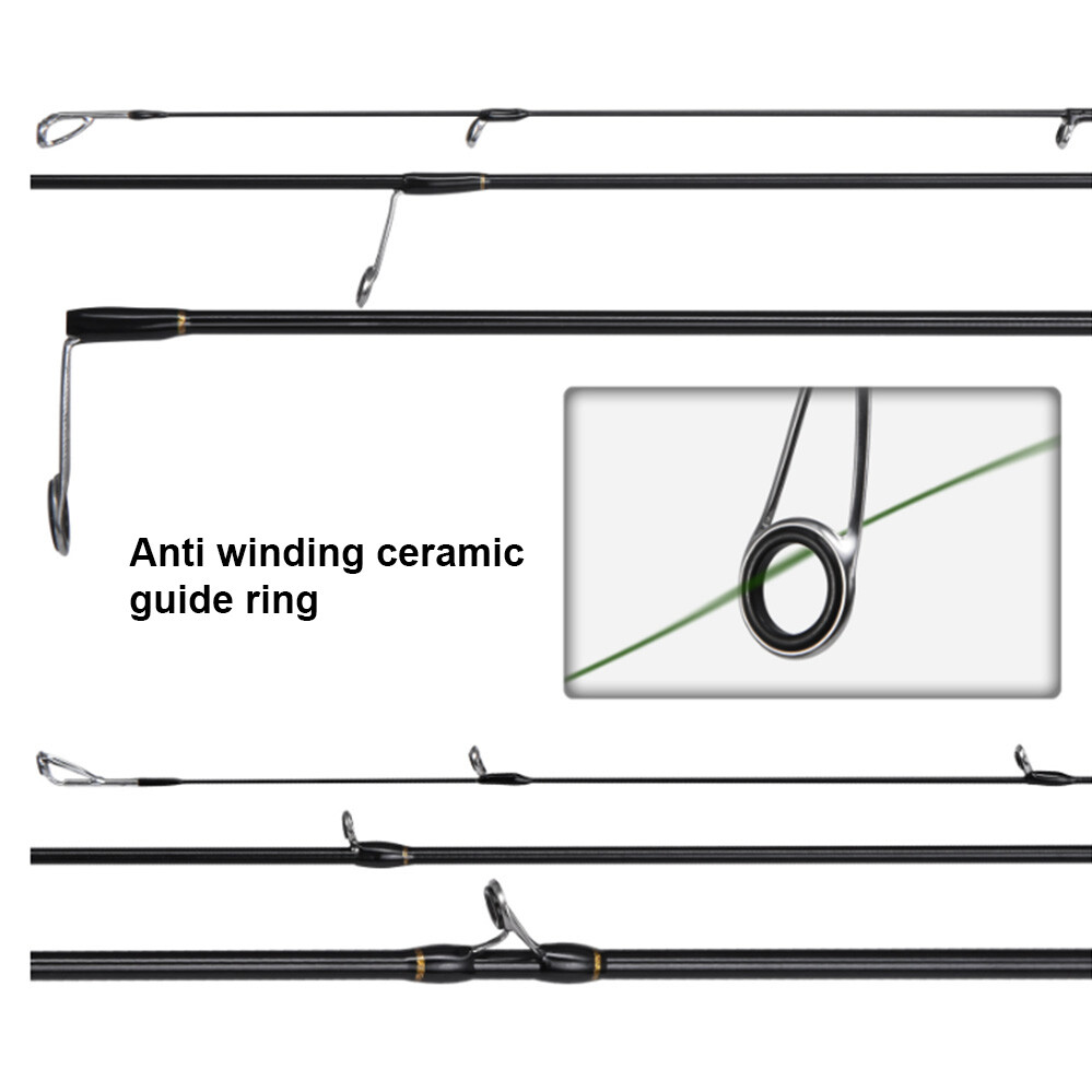 ZT Ultralight Spinning Rod 6' Travel Fishing Rod Fast 2-6 lb Casting ...
