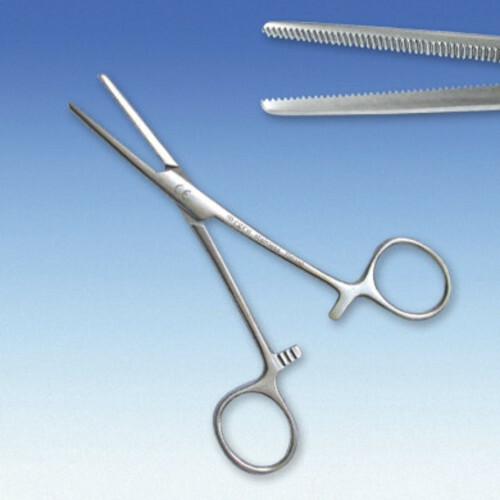 Arterienklemme nach Pean Gefäßklemme Klemme gerade gerieft in 4 Längen ...