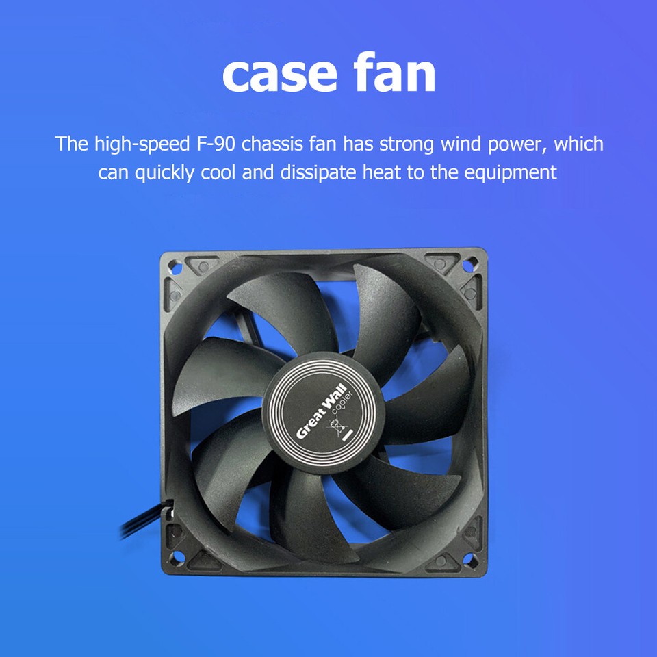 Small Chassis Cooler Fan 6cm/7cm/8cm/9cm AMD Hydraulic Bearing PC ...