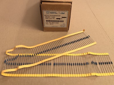100 x Vitrohm 560K Ohm - 0.6W Metal Film Resistor - MF0207 - Series 491 ...