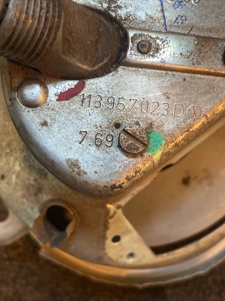 VW Classic Beetle 1969 Speedometer Speedo Parts Only Restoration ...
