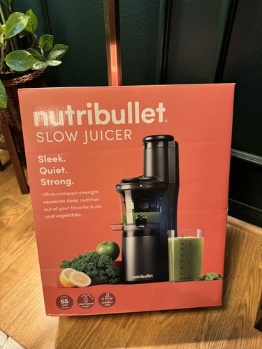 NutriBullet Slow Juicer 150W Masticating Juicer - Black (NBJ50300) | eBay