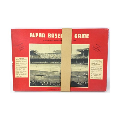 Redlich Manufacturing Board Game Alpha Baseball Game Box VG | eBay