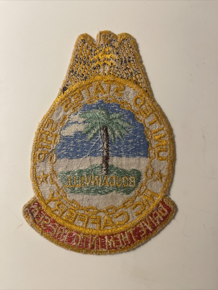 Vintage USS McCaffery Bougainville Patch Original Drive Them Into The ...