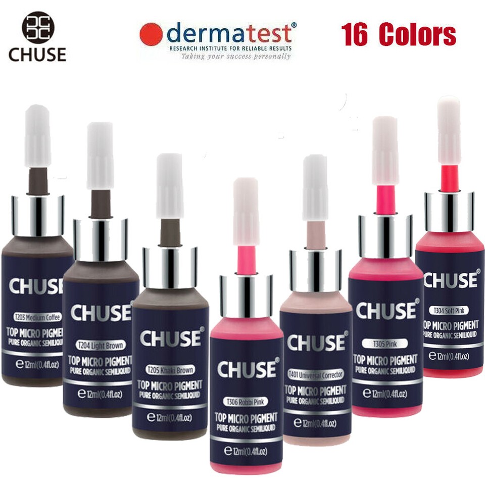CHUSE Permanent Makeup Farben Pigmente Microblading Tattoo Ink Derma ...