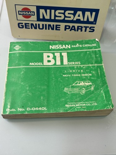 DHL ship: 1982 OEM Genuine Nissan B11 Sunny Sentra Tsuru Parts Catalog ...