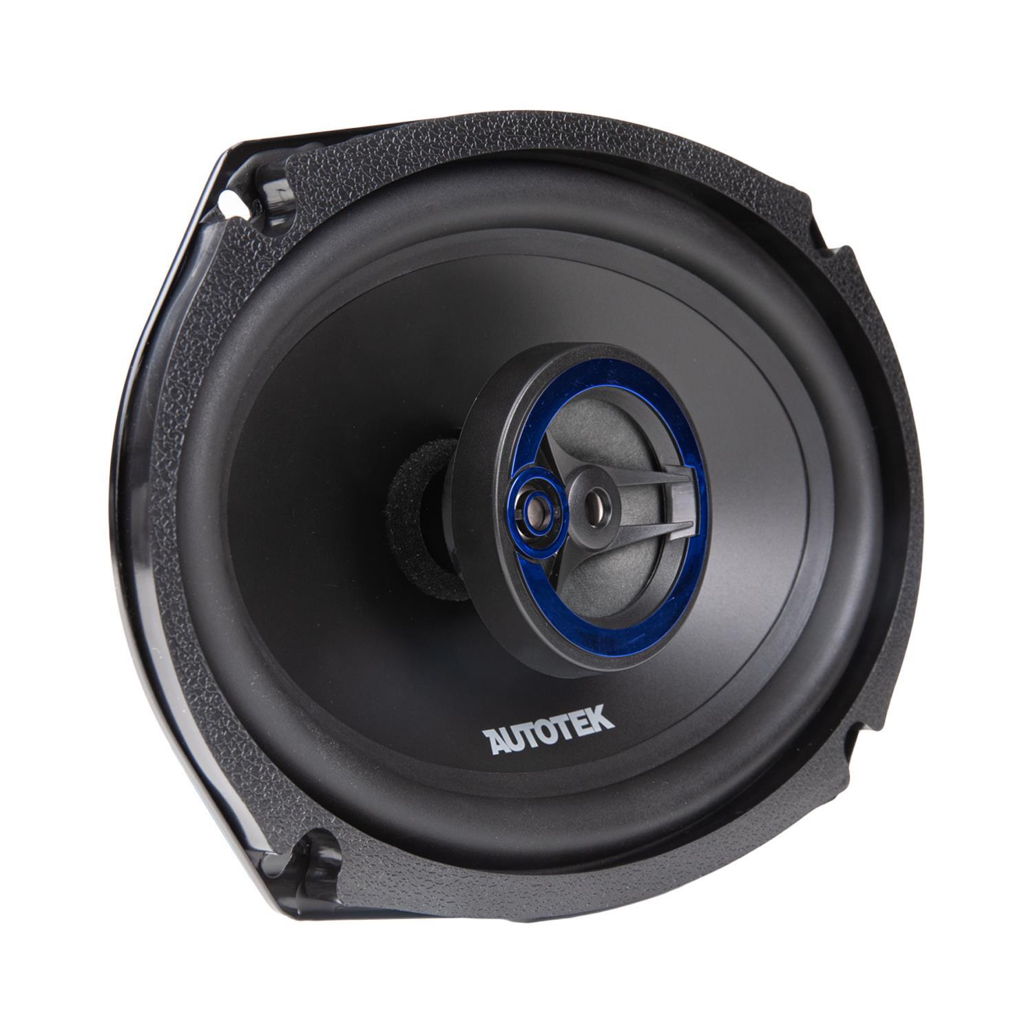 Autotek Street Machine SM693 6 Inch 3-Way Car Audio Coaxial Speaker ...