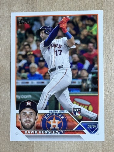 2023 Houston Astros ROOKIE David Hensley Topps Series Two ROOKIE CARD ...