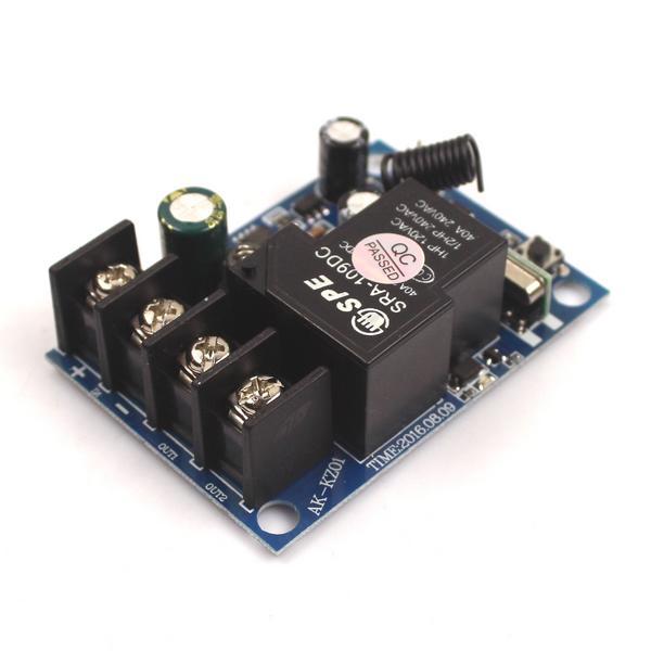40A 12V-48V 12V 24V 36V 48 Wireless RF Remote ON OFF Transmitter ...