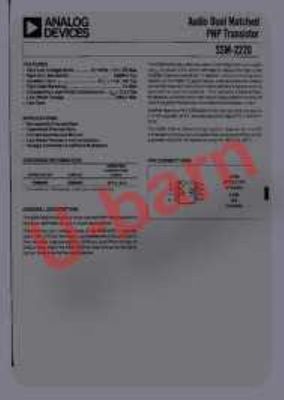 AD SSM2220 DIP-8 AudioDual Natched PNP transistor USA ship | eBay