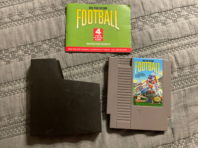 NES Play Action Football (Nintendo NES, 1990) Authentic W/manual ...