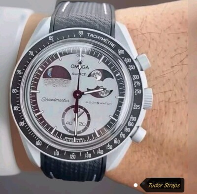 Omega x swatch - Moonswatch Mission To Earthphase Black - Black/white ...