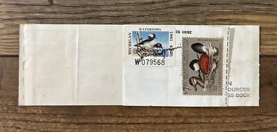#RW48 1981 Federal Duck Stamp ***MICHIGAN*** Hunting Permit License | eBay