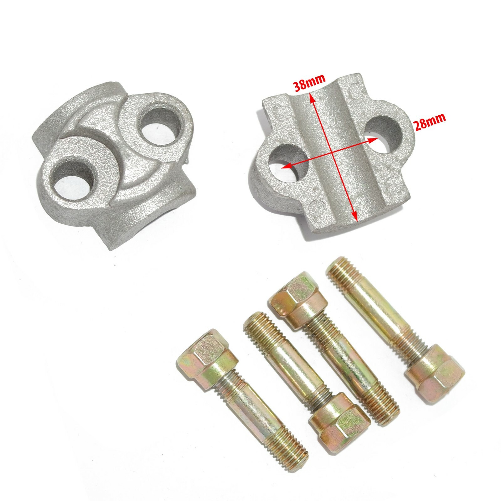 For Royal Enfield Bullet Front Fork Lug Caps Studs And Fork End Nuts ...