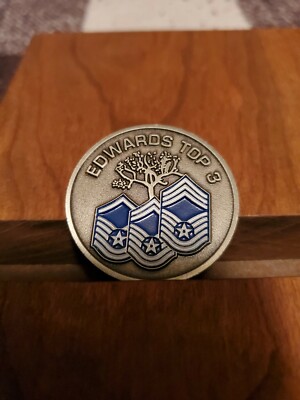 Edwards Top Three USAF Challenge Coin | eBay