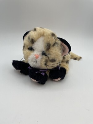 Vintage Tyco Kitty Kitty Jungle Kittens Plush Tan Leopard Spot Cat ...