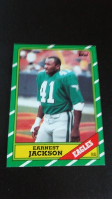 1986 Topps #270 Earnest Jackson Philadelphia Eagles Near Mt/Mint-FREE ...
