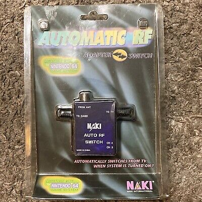 Naki Auto RF Switch Nintendo 64 Gamecube SNES Cable Adapter Switch | eBay