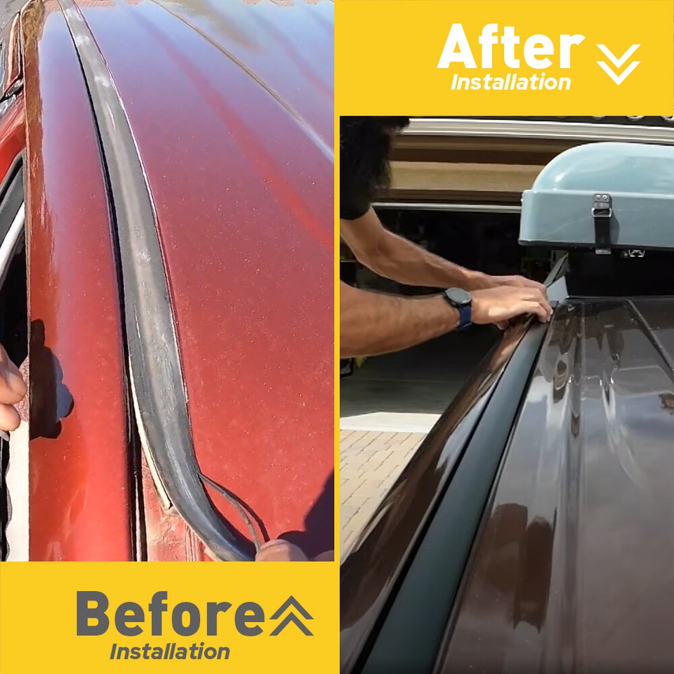 2007-2020 Toyota Tundra Double Cab Roof-Drip Molding Right & Left Side ...