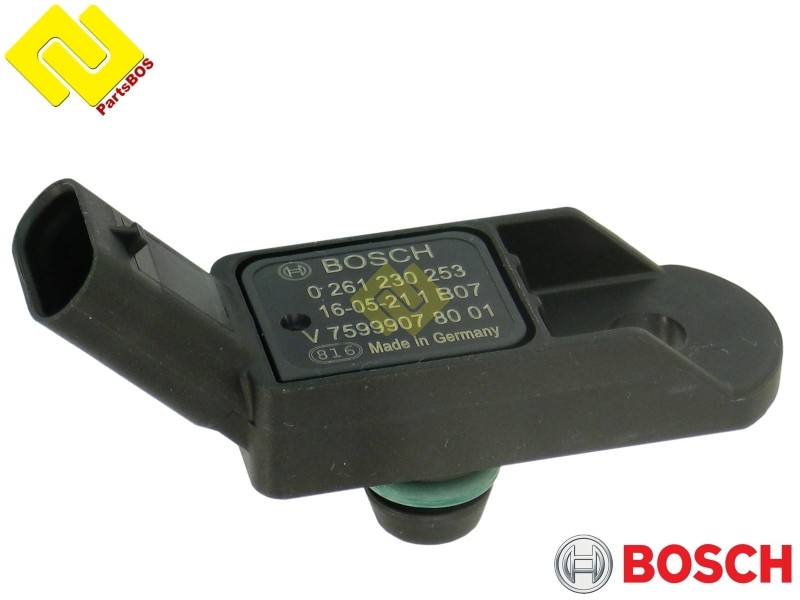 BOSCH 0261230253 INTAKE MANIFOLD PRESSURE SENSOR MAP ,for 13627599907 ...