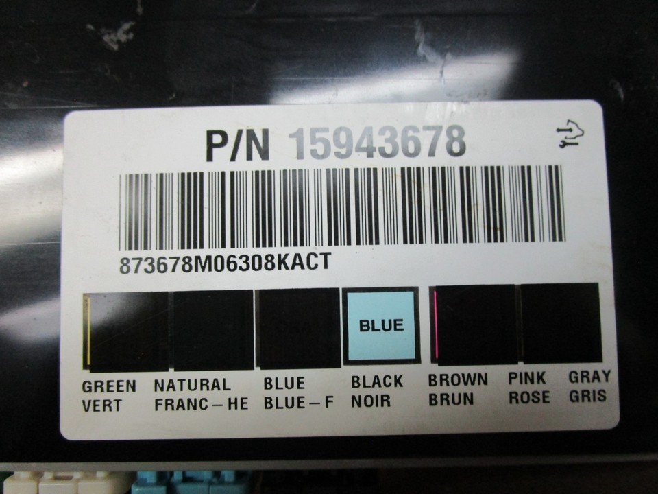 07 08 09 10 11 Chevy Silverado Tahoe Body Control Module Computer BCM ...