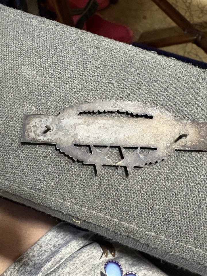 Vintage WWII 3" Rifle Military Pin Blue Brooch Marksman WW2 CIB | eBay