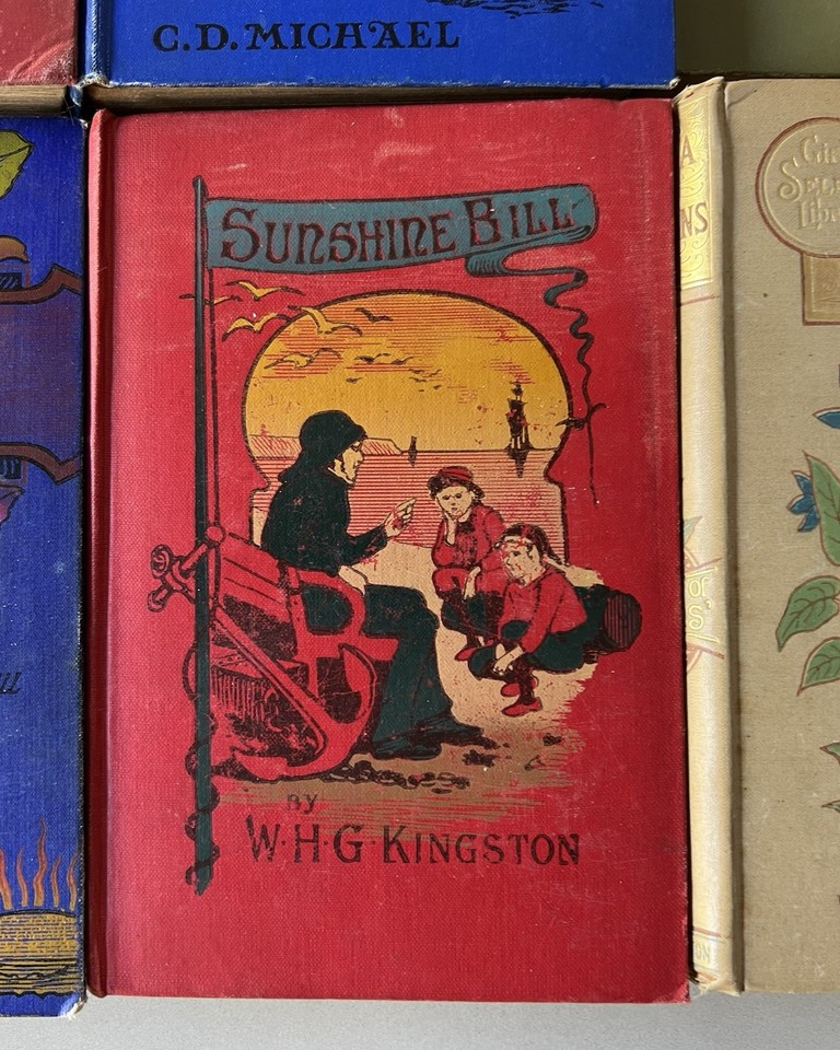 Antique Collection Of Assorted Ornate Books X8 Sunshine Bill English ...