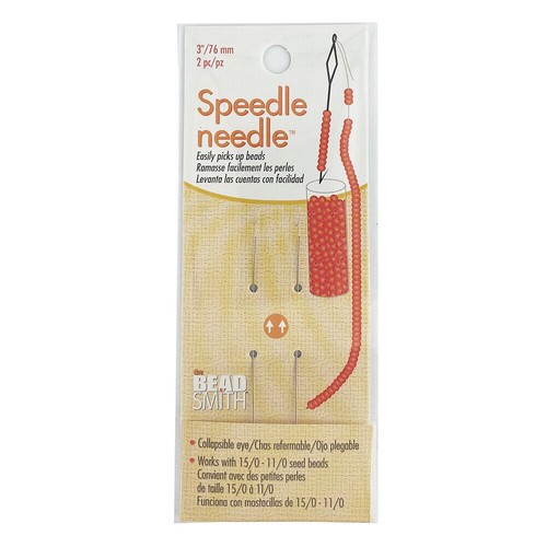 Beadsmith Speedle Needle 76mm Bead Stringing Threading Jewellery Seed ...