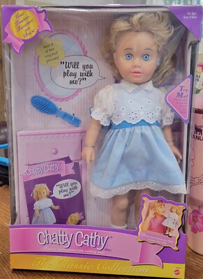 LOOK MATTEL 88638 CHATTY CATHY CLASSICS COLLECTION TALKING DOLL NIB | eBay