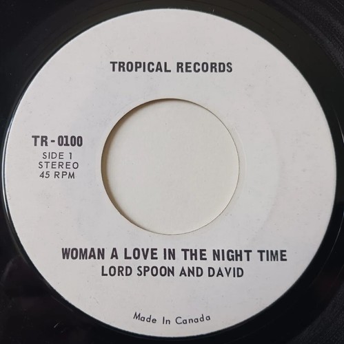 Lord Spoon & David - Woman A Love You In The Night Time 45 - 1970 ...