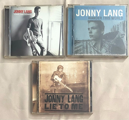 Johnny Lang Music CD Lot 3 Lie To Me Wander This World 1996 Blues Rock ...