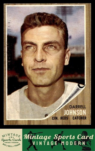 1962 Topps - Darrell Johnson - #16 Cincinnati Reds | eBay