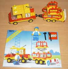LEGO 6671 Utility Repair Lift Instructions and Parts List